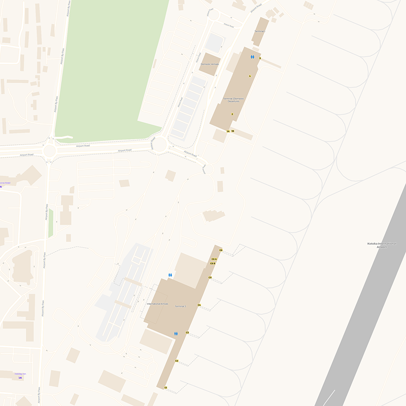 Kotoka International airport map | Accra (ACC) terminal overview ...
