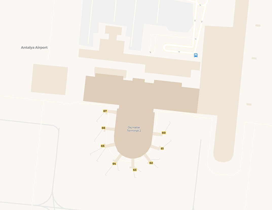 Antalya Airport airport map | Antalya (AYT) terminal overview | Airport ...