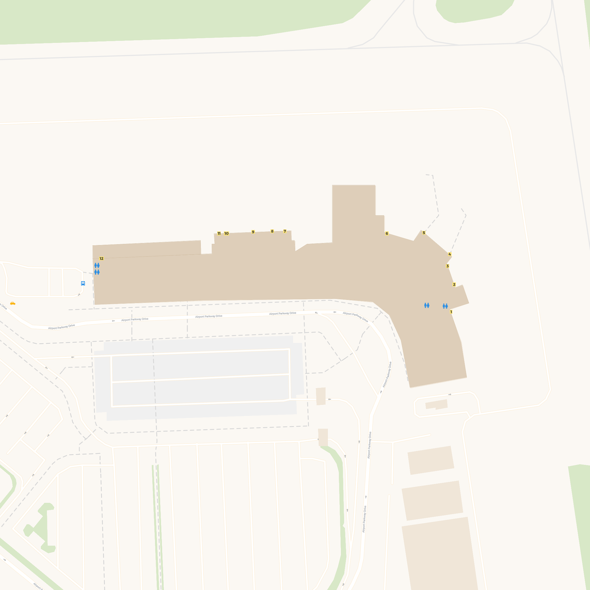 St. Pete–Clearwater International Airport airport map | Saint ...